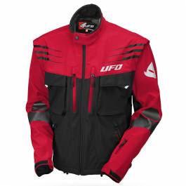 UFO Taiga Enduro Jacket Red Black | MD Racing Products