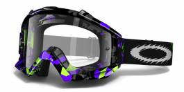 Oakley Proven Shattered Purple Motocross Goggles | MD Racing Products